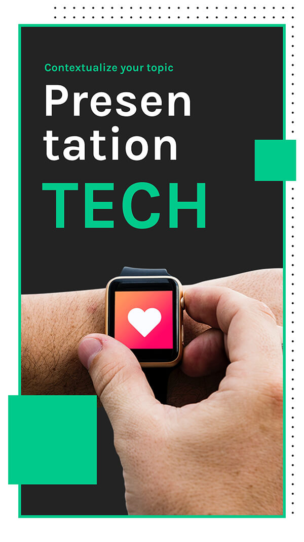 Tech Presentation Mobile Genially Templates